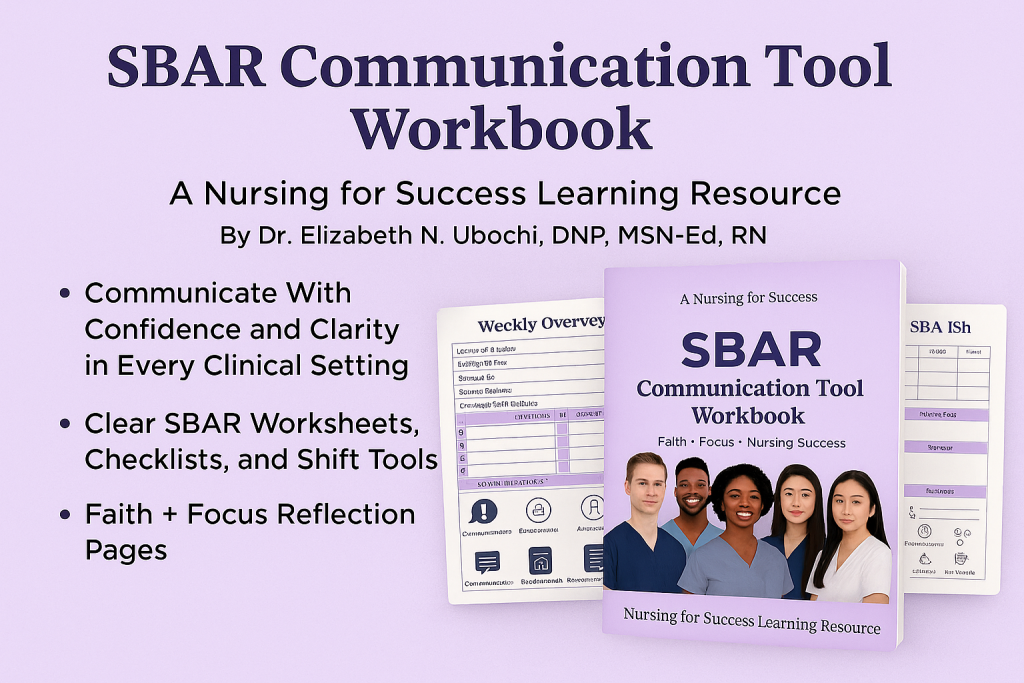 SBAR Communication Tool Workbook – Nursing for Success – As Easy As ABC