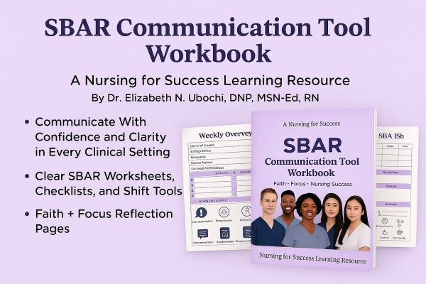 SBAR Communication Tool Workbook – Nursing for Success – As Easy As ABC