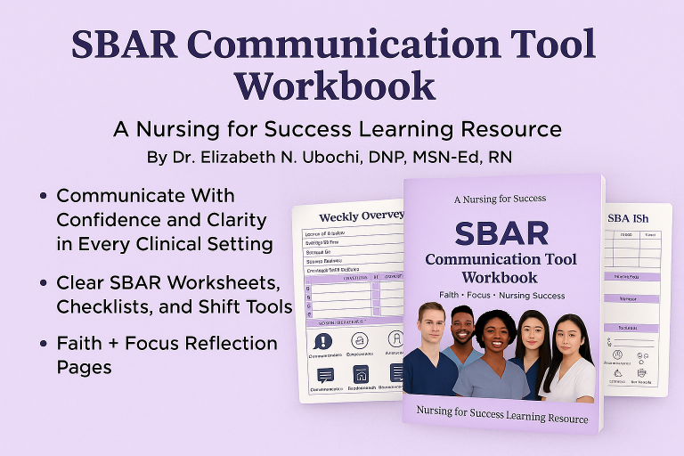 SBAR Communication Tool Workbook – Nursing for Success – As Easy As ABC